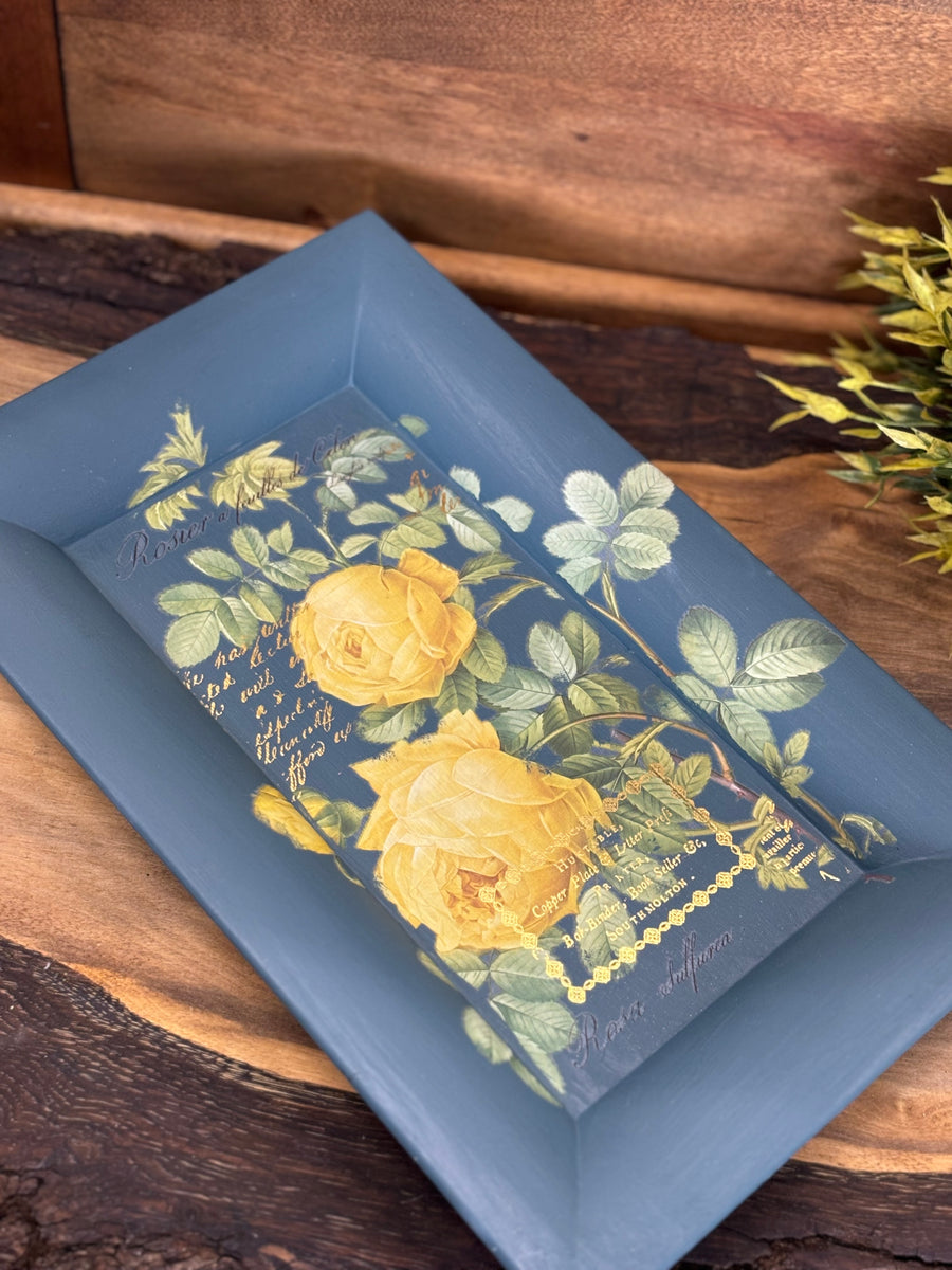 Floral Embellished Tray – Ruth & Ruby