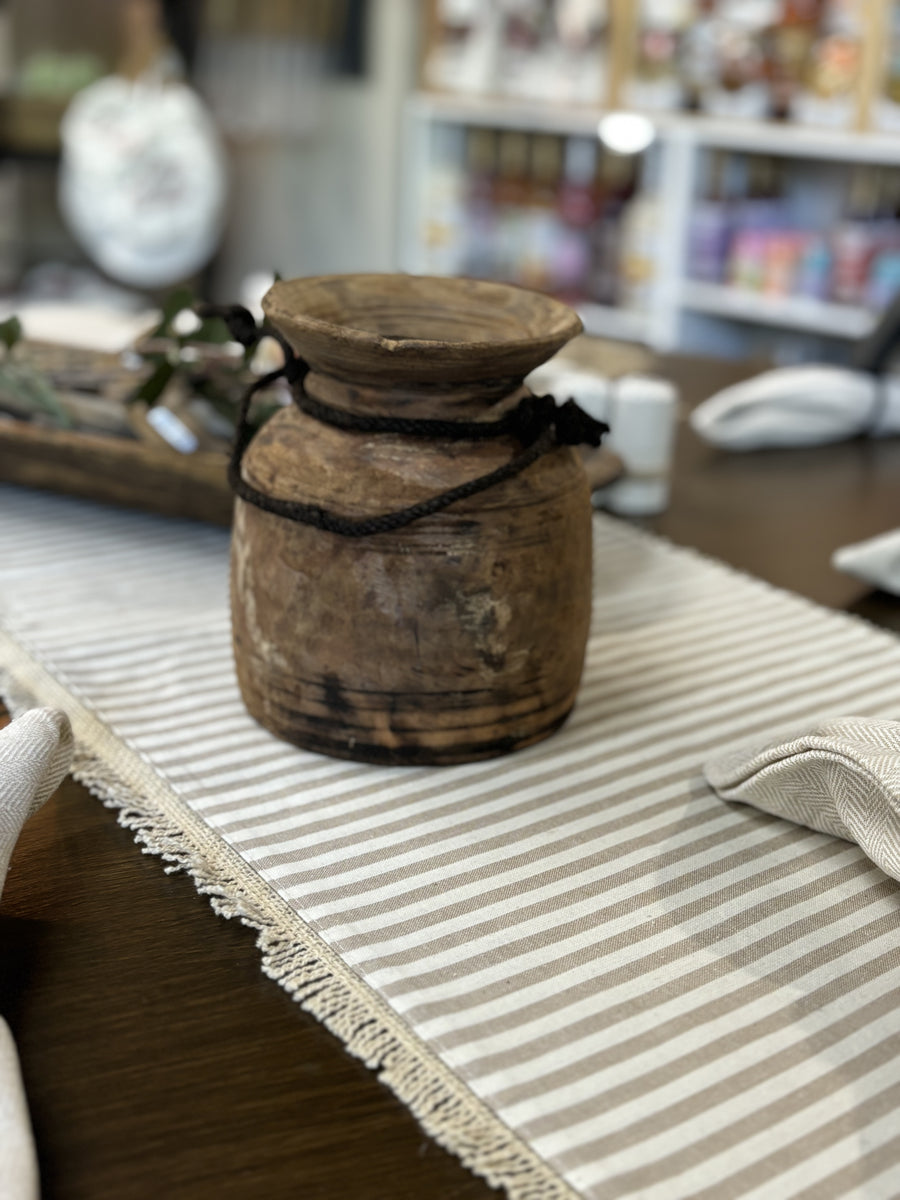 Small Wooden Decorative Pot – Ruth & Ruby