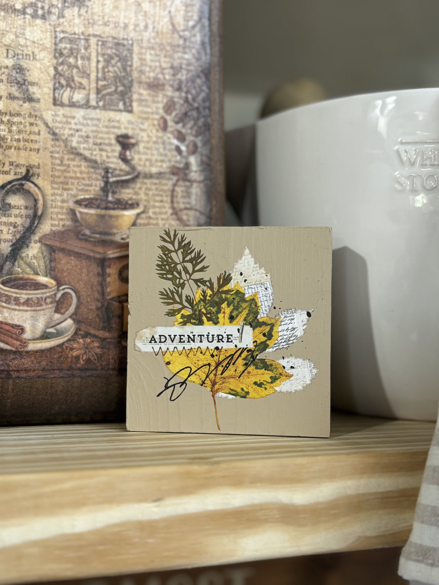 Wooden Painted Decor Block – Ruth & Ruby
