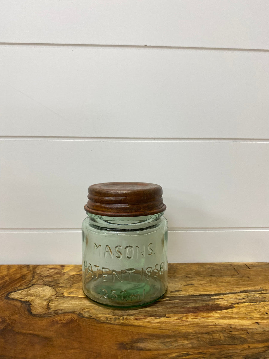 Green Mason Jar – Ruth & Ruby